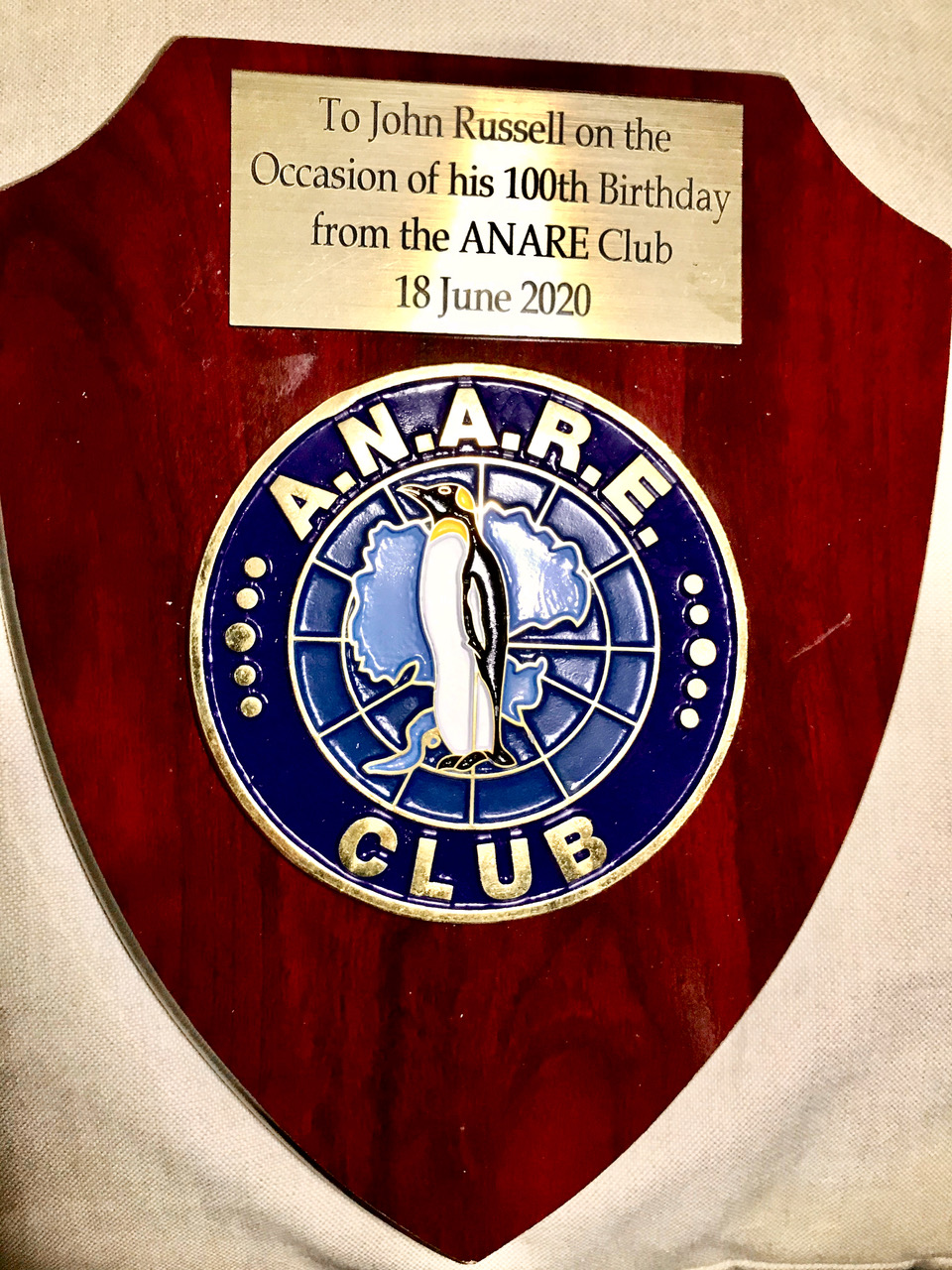 John Russell celebrates turning 100 | ANARE Club | Australian National ...