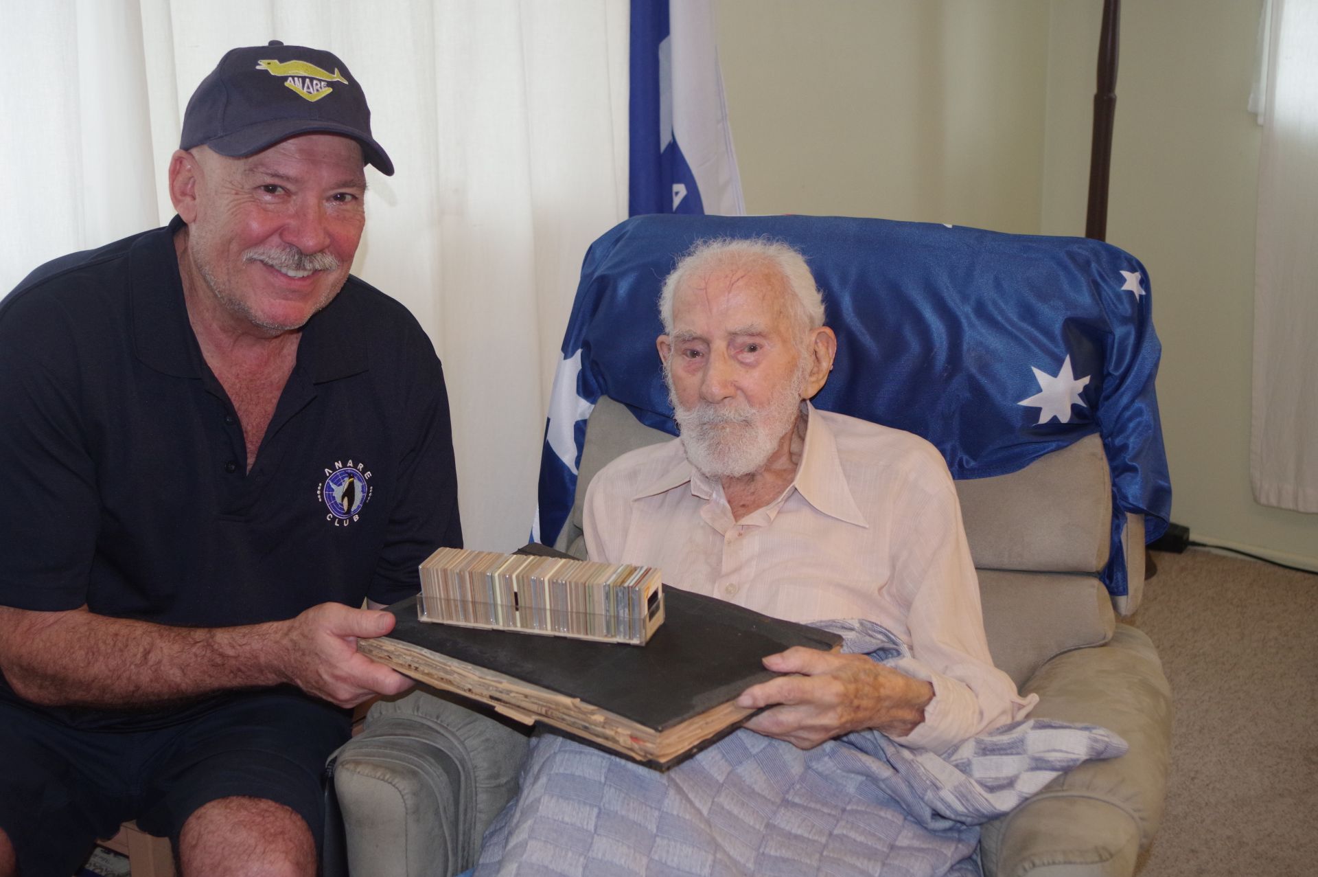 John Russell hands over his Antarctic Collection | ANARE Club ...